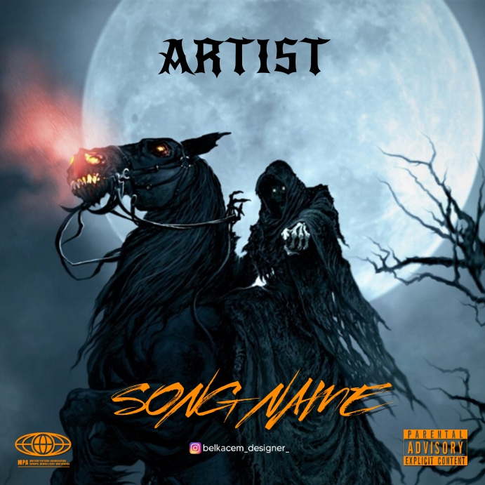 death cover art Template | PosterMyWall