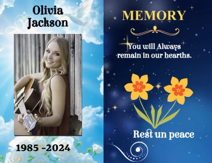 Plantilla de Death memory flyer video | PosterMyWall