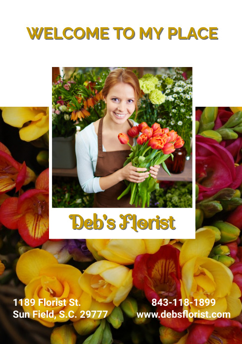 Copy of Deb's Florist | PosterMyWall