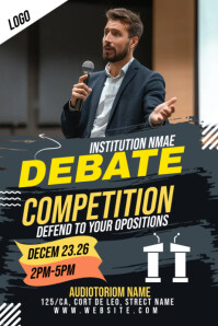 DebateTemplate | PosterMyWall