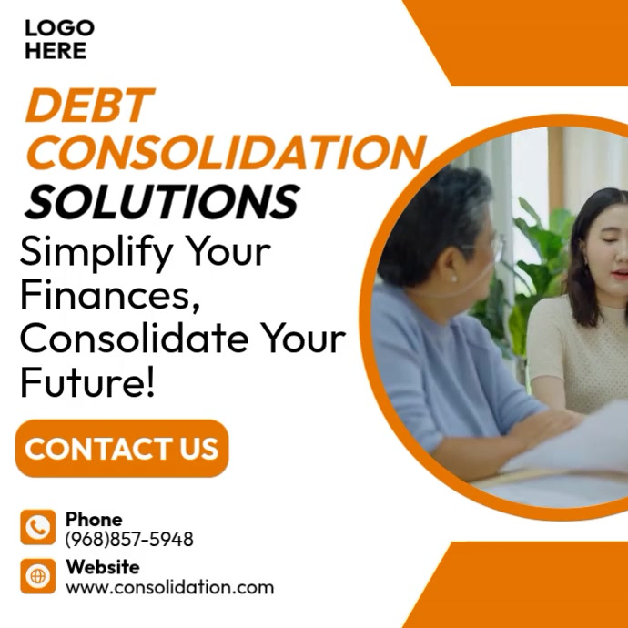 Debt Consolidation Template | PosterMyWall