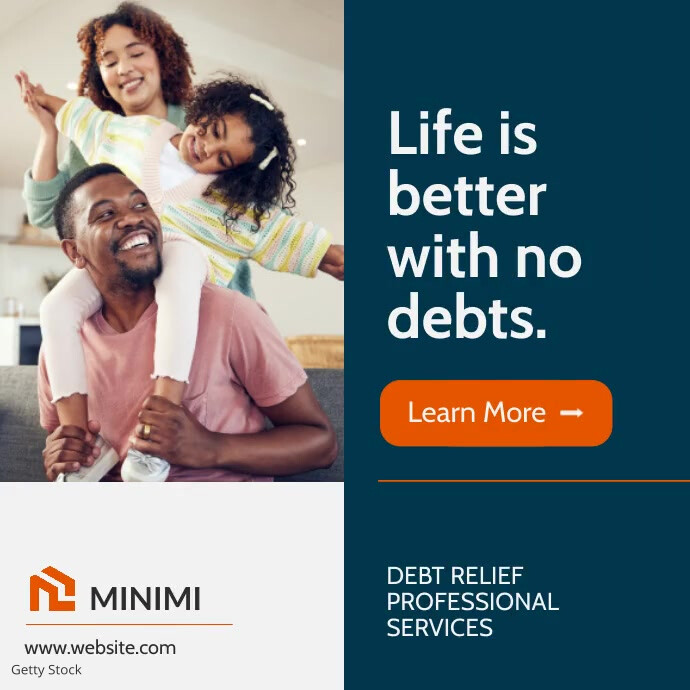 Debt Relief Professional Services corporate a Template | PosterMyWall
