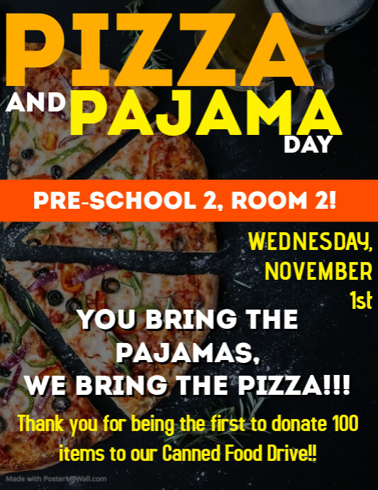 Copy of Pizza and beer night flyer advertisement | PosterMyWall