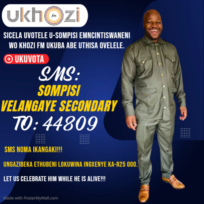 Copy of VOTE FOR SOMPISI | PosterMyWall