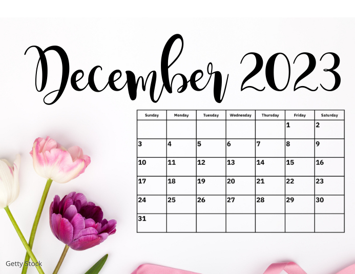 Copy of december 2023 | PosterMyWall