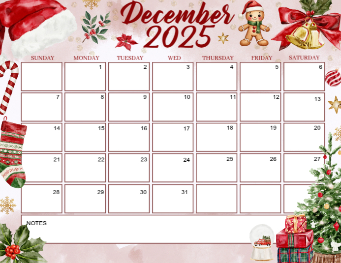 Copy of December 2025 Calendar, editable December 2025 Calendar ...