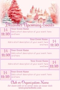 December Calendar by Paula Template | PosterMyWall