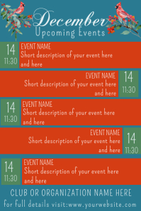 December events Template | PosterMyWall