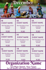 December events flyer Template | PosterMyWall