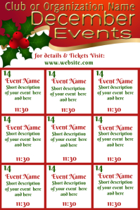December events Template | PosterMyWall