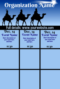 December Calendar Template | PosterMyWall