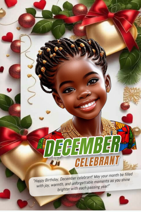 December celebrant Template | PosterMyWall