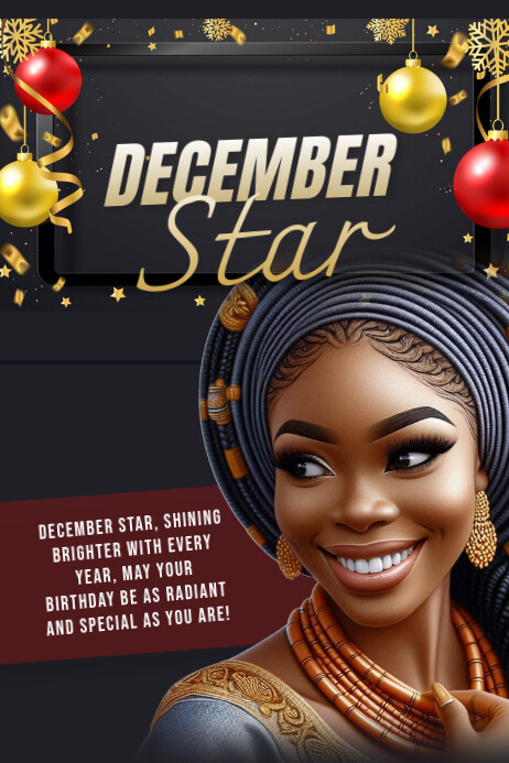 Copy of December celebrant | PosterMyWall