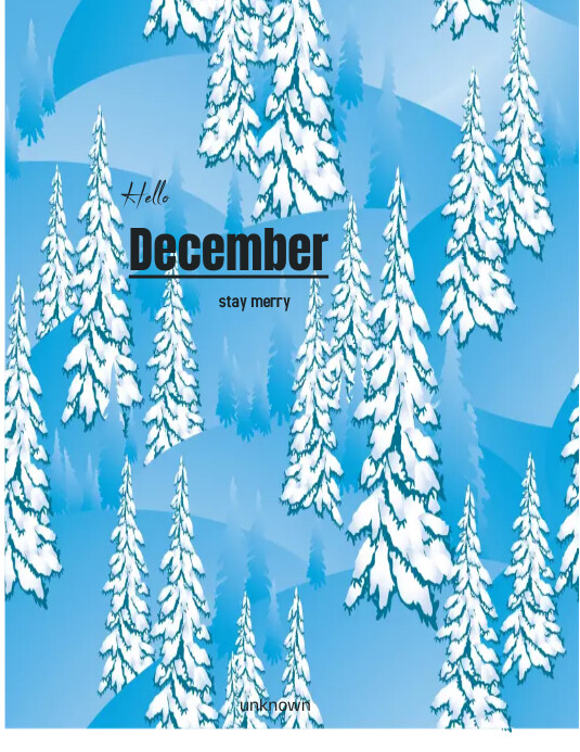 december Template | PosterMyWall