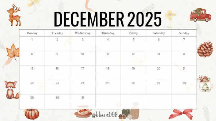 December Template | PosterMyWall