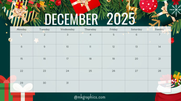 December Template | PosterMyWall
