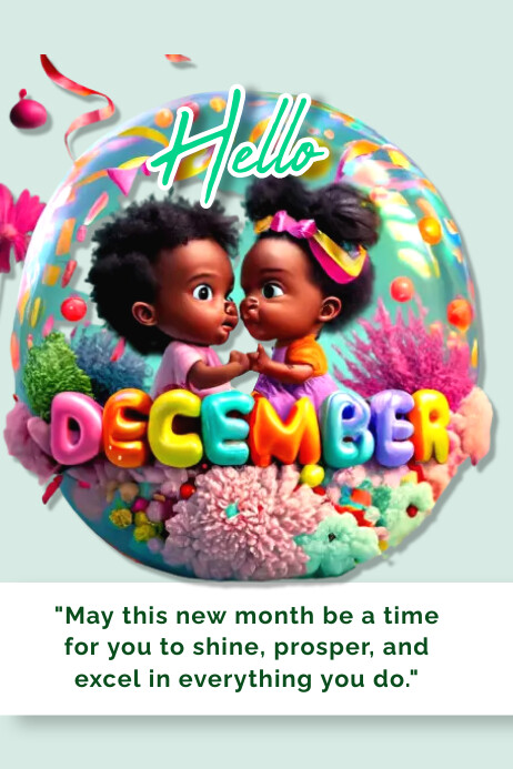 DECEMBER Template | PosterMyWall