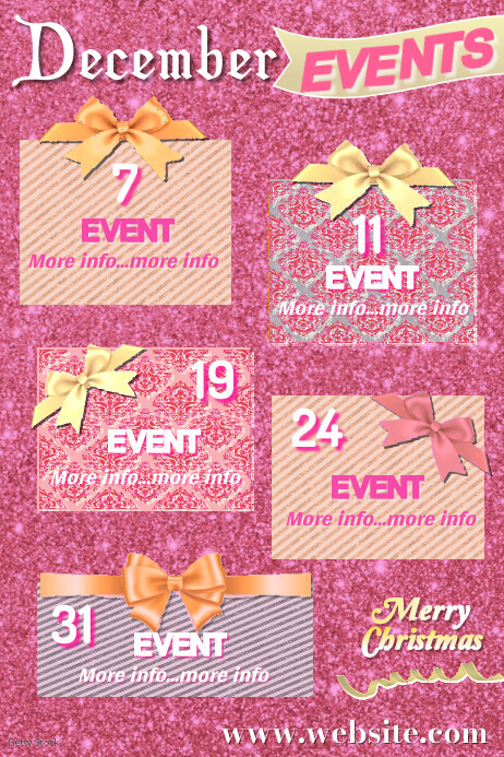 Copy of December Events | PosterMyWall
