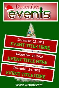 December events Template | PosterMyWall