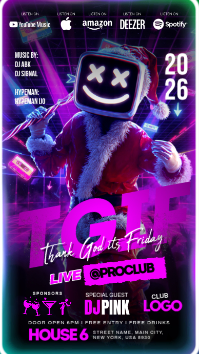 December Friday Night Template | PosterMyWall