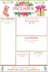 December Newsletter Template | PosterMyWall