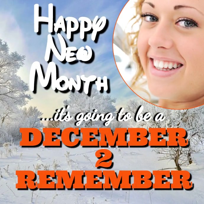 December month Template | PosterMyWall