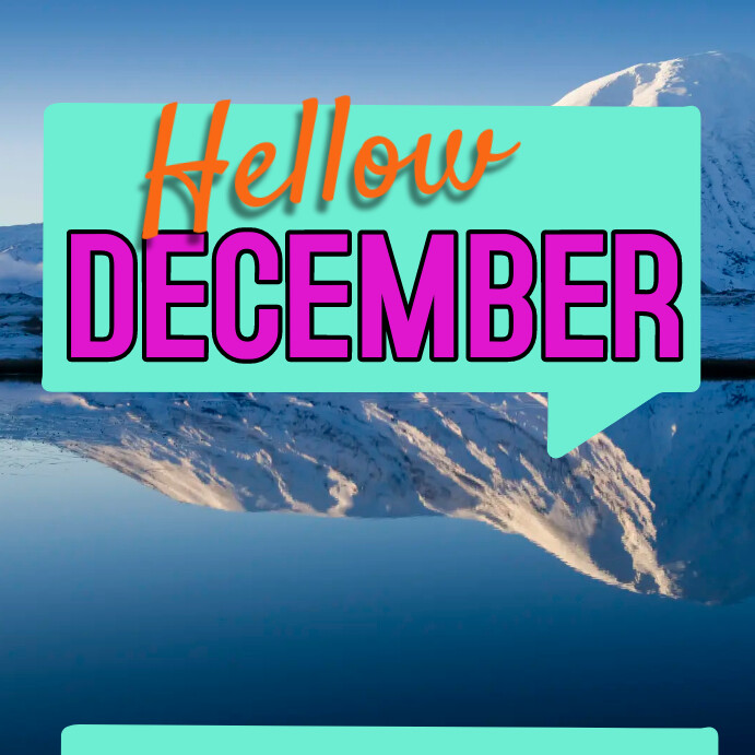december month wishes ads Template | PosterMyWall