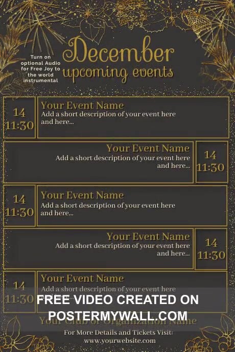 December Monthly Newsletter Template | PosterMyWall