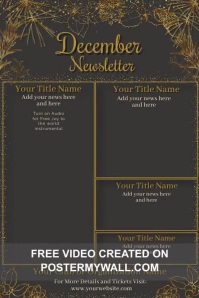 December Newsletter Template | PosterMyWall