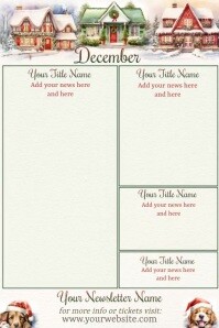 116+ Free Templates for 'December newsletter template' | PosterMyWall