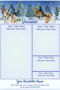 December Newsletter by Paula Template | PosterMyWall