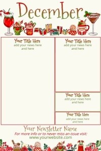 December Newsletter by Paula Template | PosterMyWall
