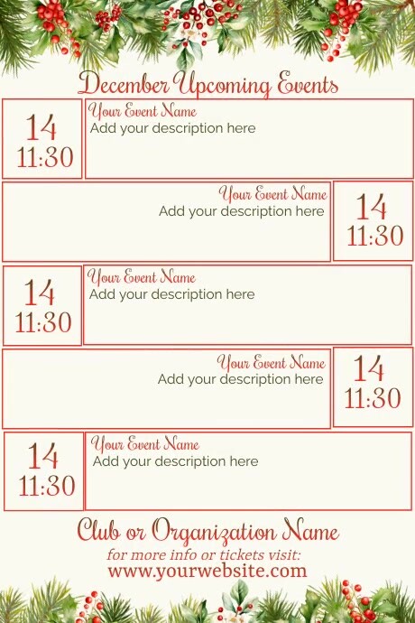 December Newsletter by Paula Template | PosterMyWall