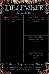 December Newsletter Template | PosterMyWall
