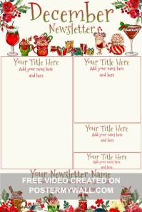 December Newsletter Template | PosterMyWall