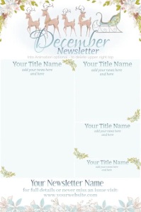 December Newsletter Template | PosterMyWall