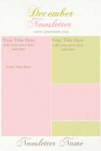 December Newsletter Template | PosterMyWall