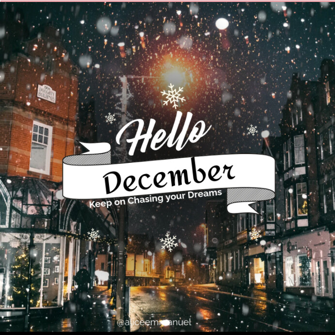 December Post Template | PosterMyWall