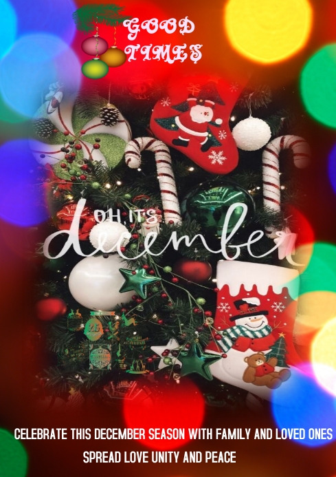 Copy of DECEMBER SEASON | PosterMyWall