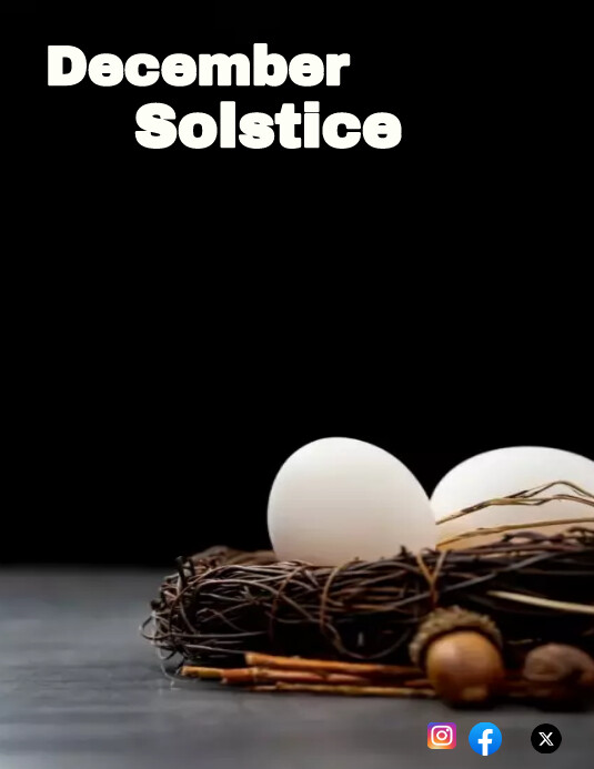 December Solstice Template | PosterMyWall
