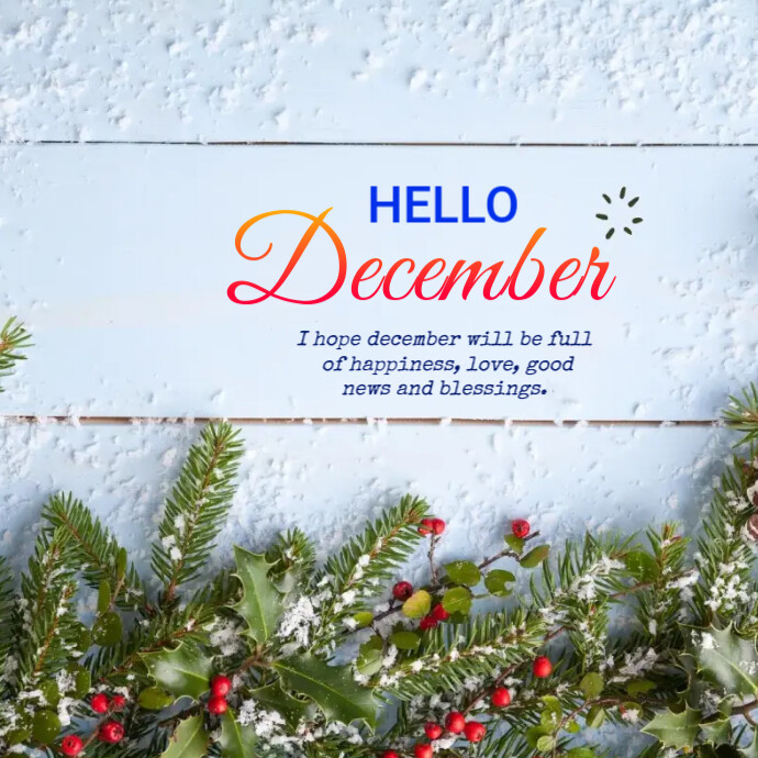 December Template | PosterMyWall