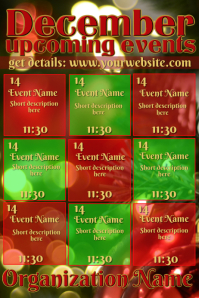 December events Template | PosterMyWall
