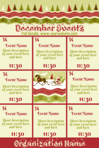 December Upcoming Events Template | PosterMyWall