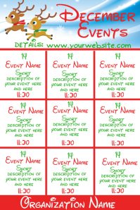 December events flyer Template | PosterMyWall