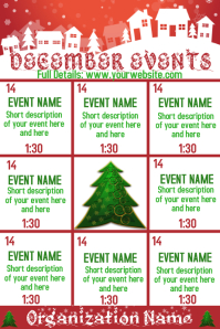 December Upcoming Events Template | PosterMyWall