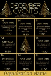 1,400+ december calendar Customizable Design Templates | PosterMyWall