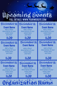December events flyer Template | PosterMyWall