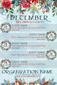 Upcoming Events Template | PosterMyWall