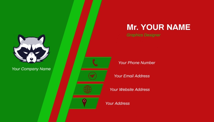 Decent Business Card Design Template | PosterMyWall