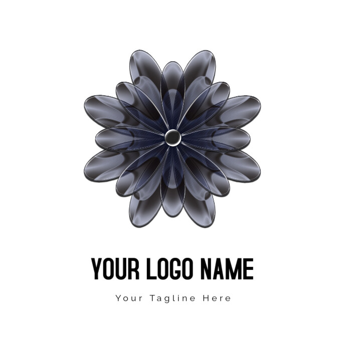 Decorative Flowerses In Logo Template | PosterMyWall